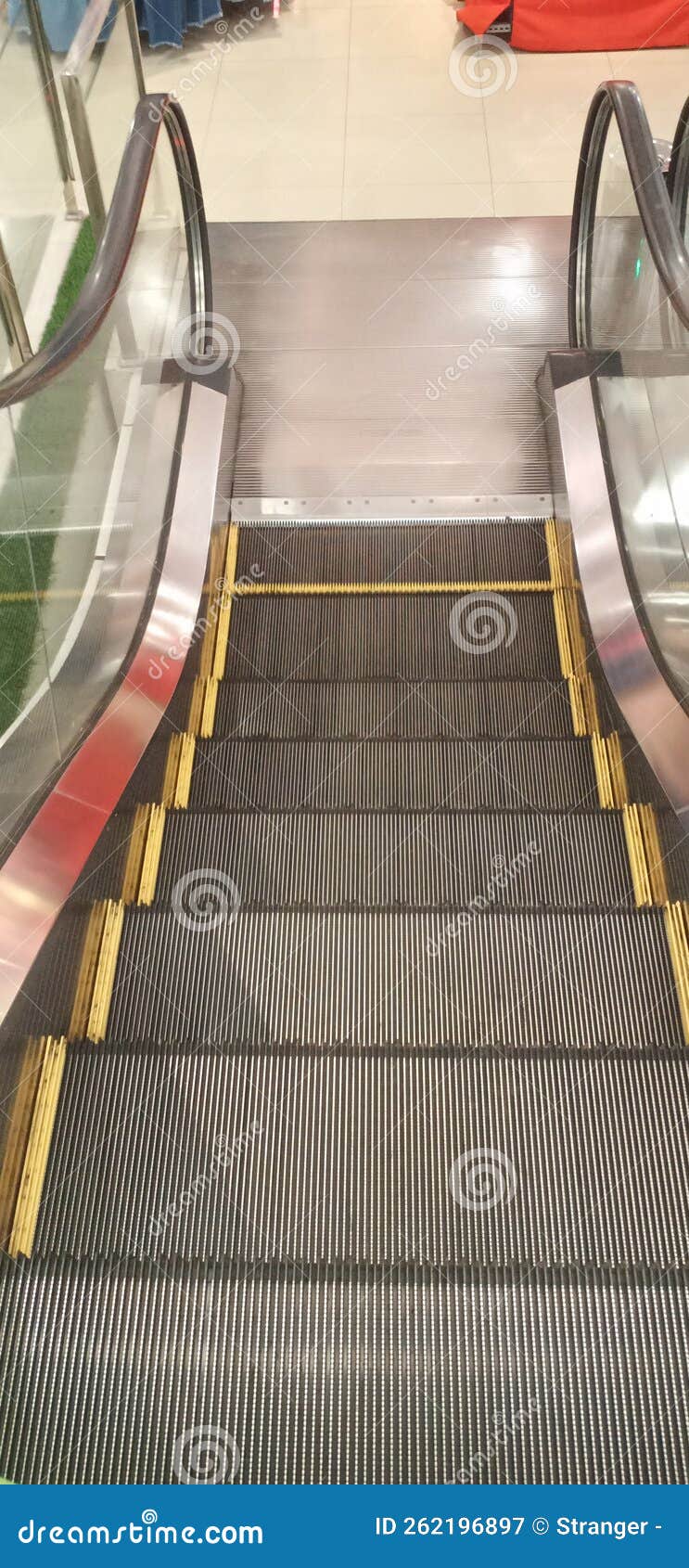 Escalator stock image. Image of second, third, escalator - 262196897