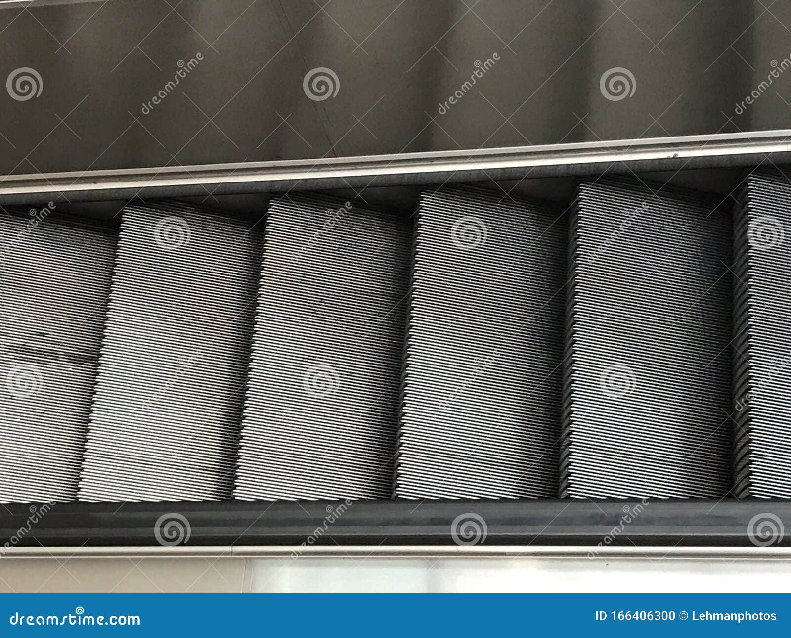 Escalator Steps Modern Commercial Building Stock Photo - Image of ...
