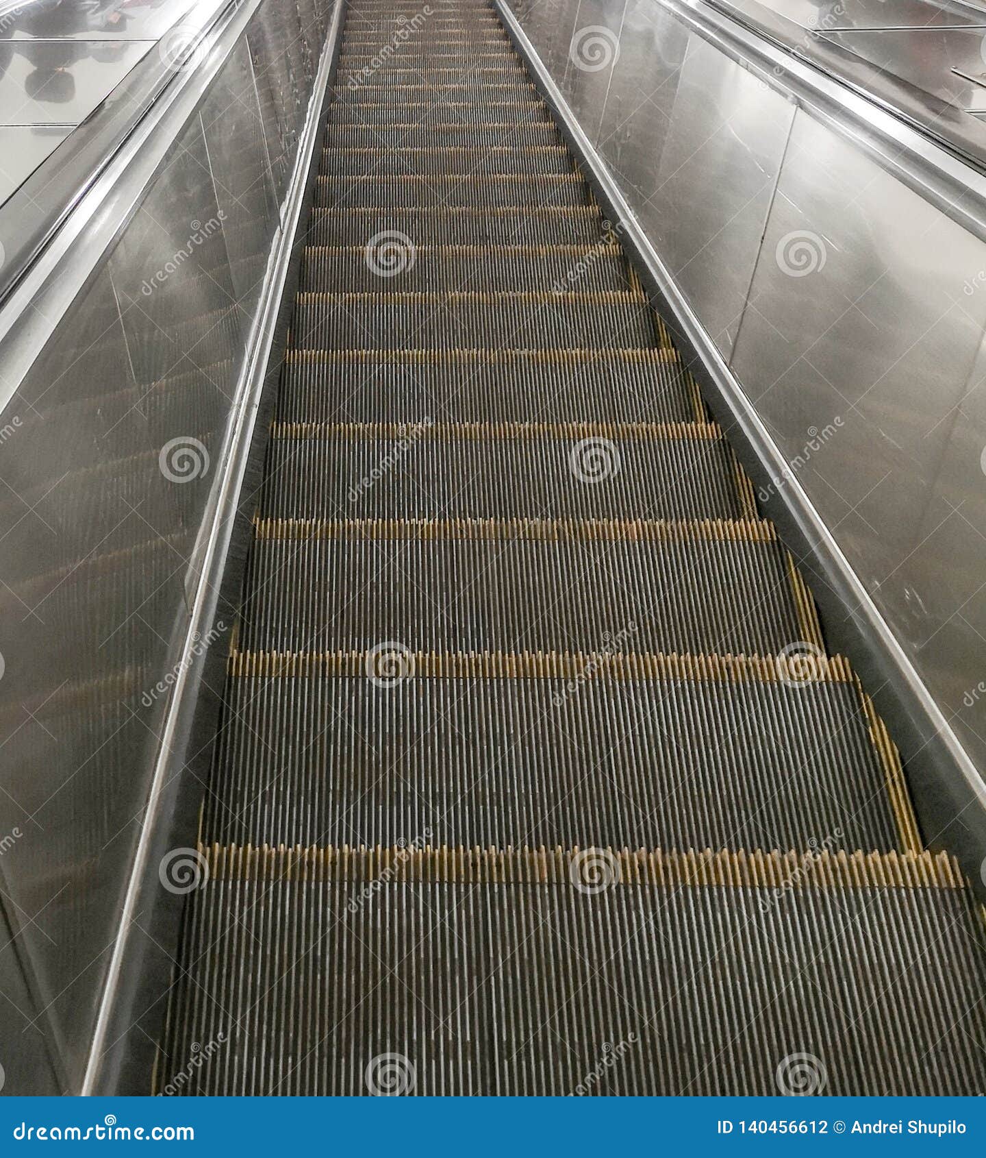 Escalator Steps As Abstract Background Stock Photo - Image of modern ...