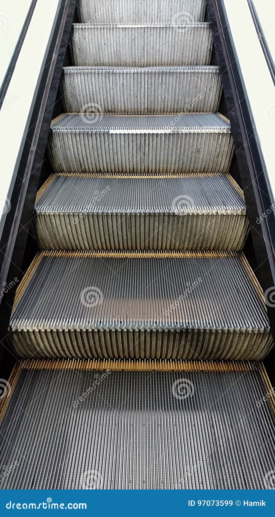Escalator steps stock image. Image of transportation - 97073599