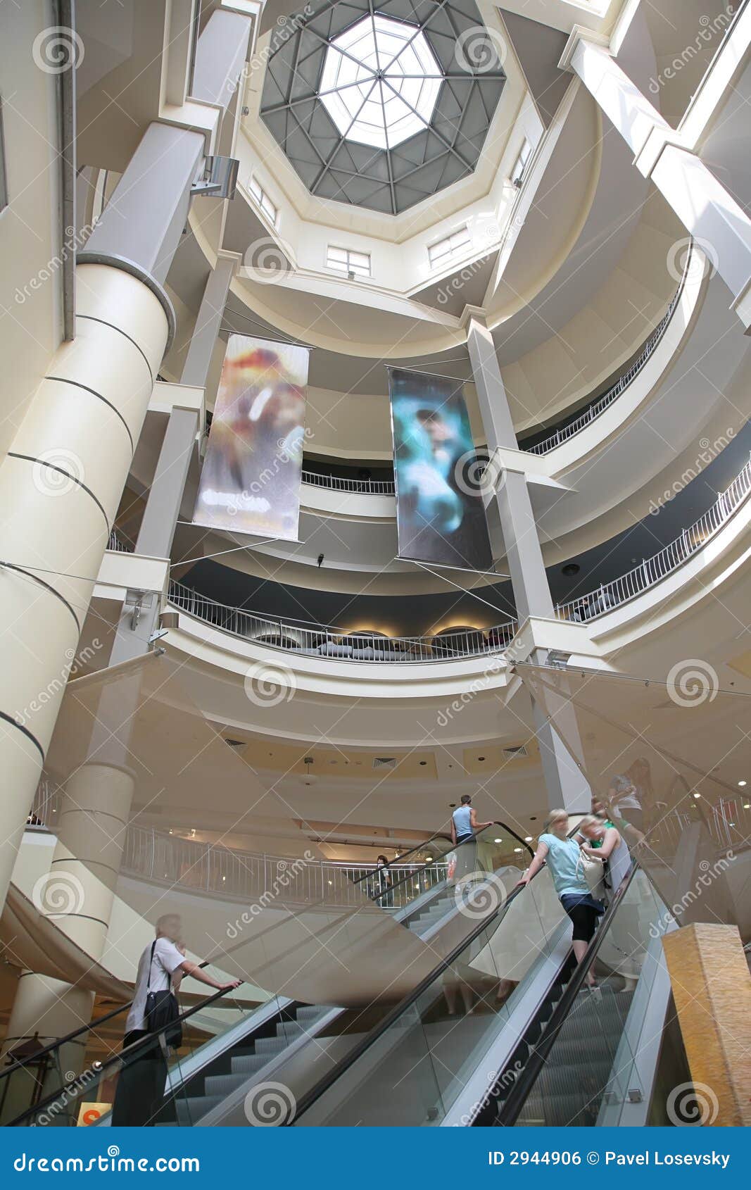 Escalator in the store stock photo. Image of life, industry - 2944906