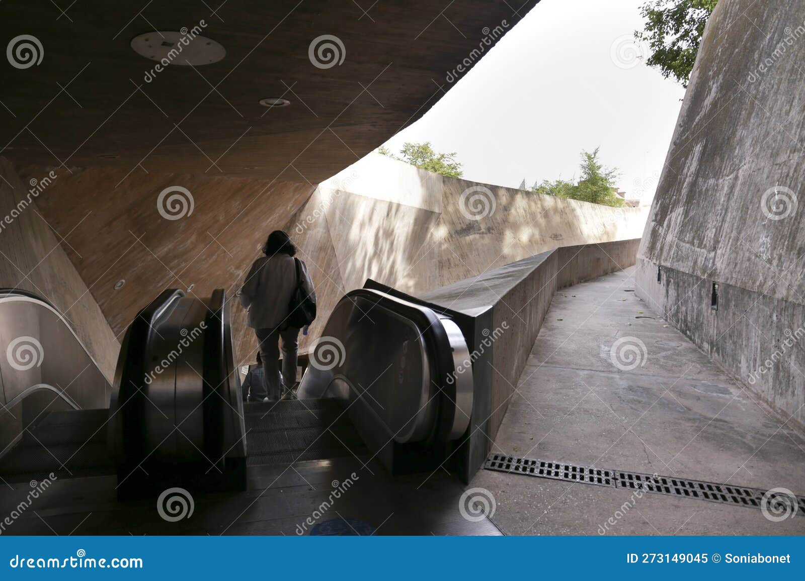 Escalator System To Go Up and Down the Hill in Toledo Editorial Image ...