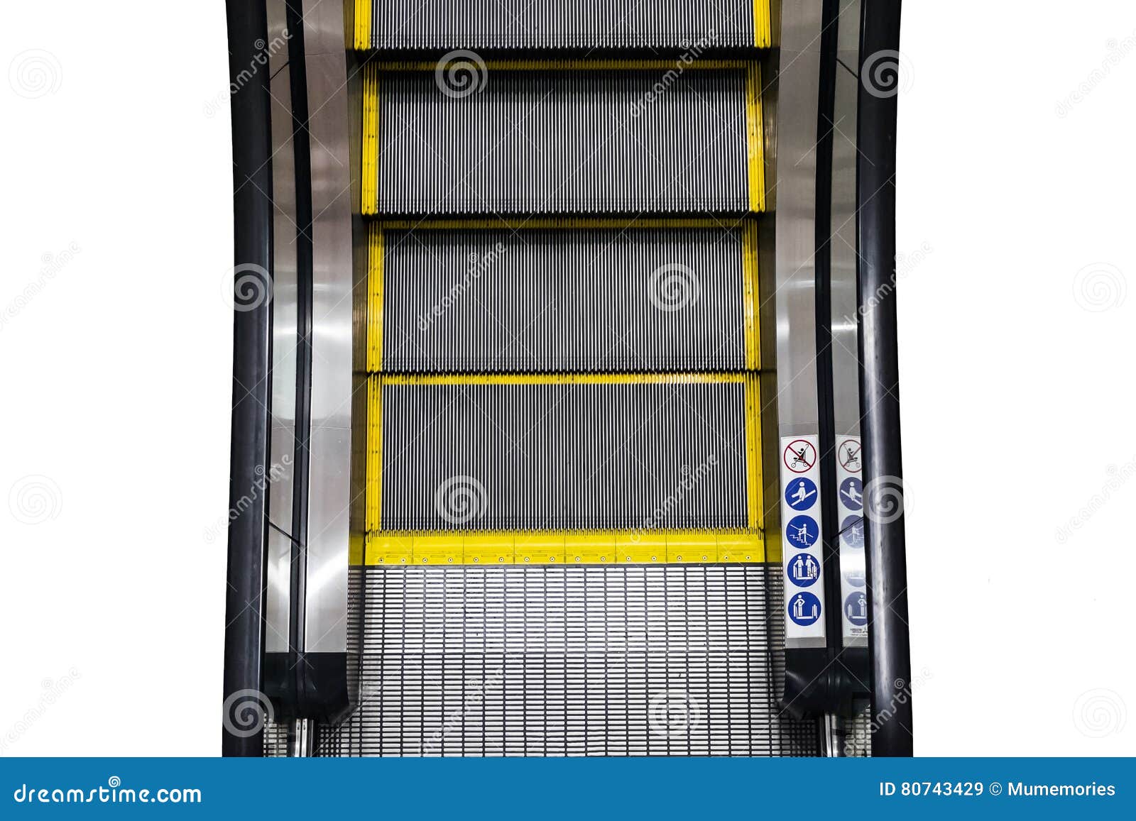 Escalator Technology Step Up Stock Image - Image of architecture ...