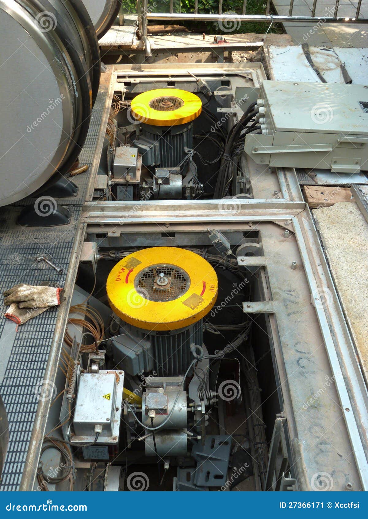 Escalator Under A Large Glass Roof Royalty-Free Stock Photo ...