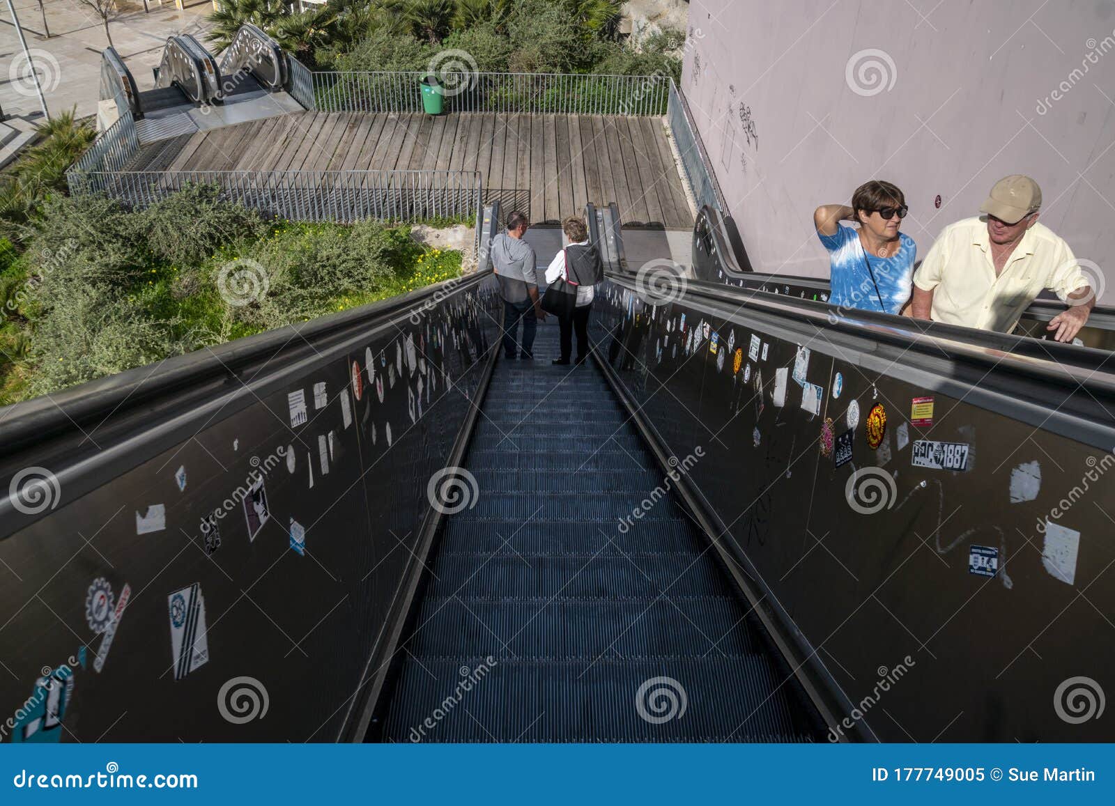 Escalators in Albufeira, Algarve, Portugal Editorial Image - Image of ...