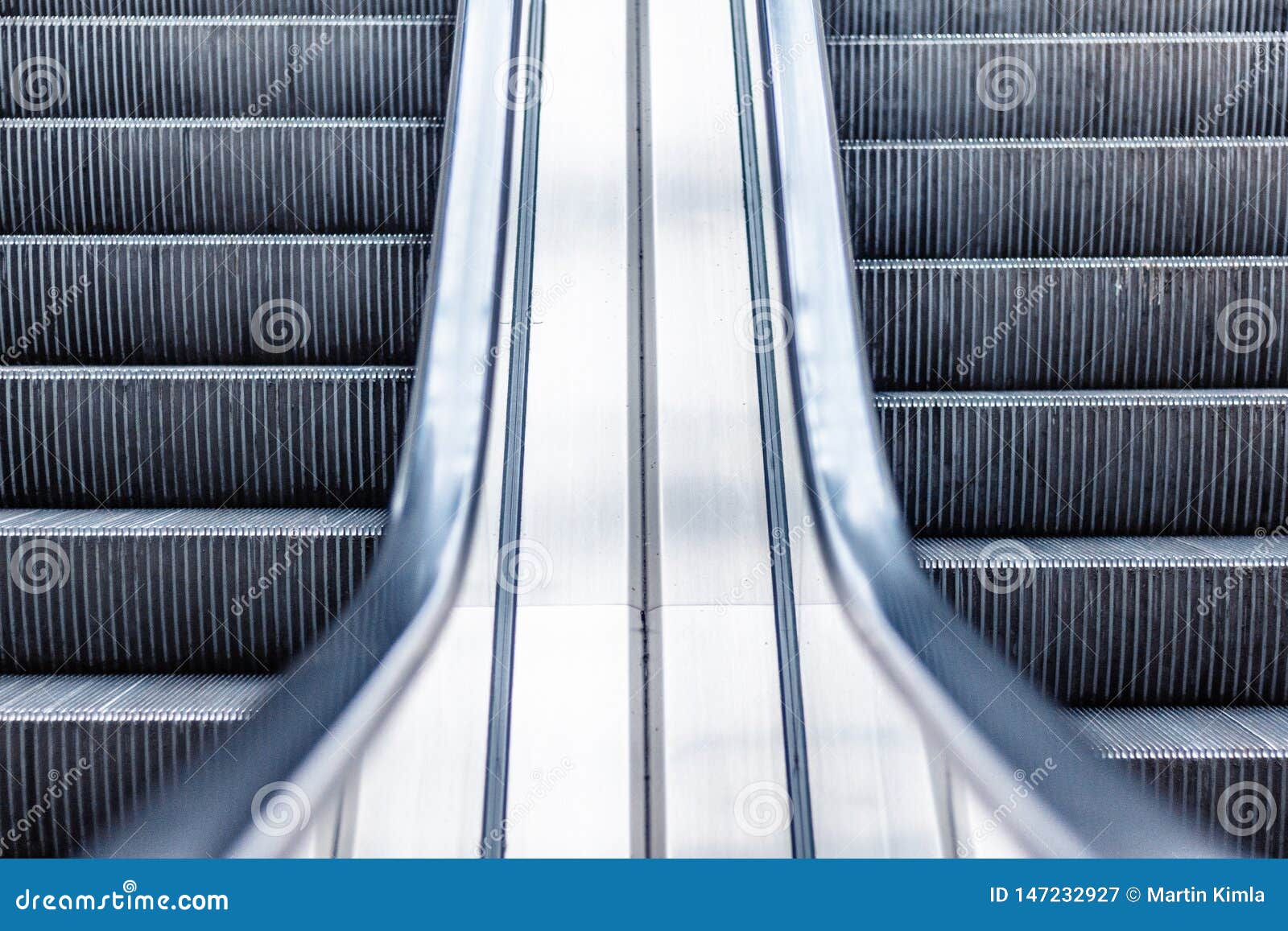 Escalators stock image. Image of escalators, underground - 147232927