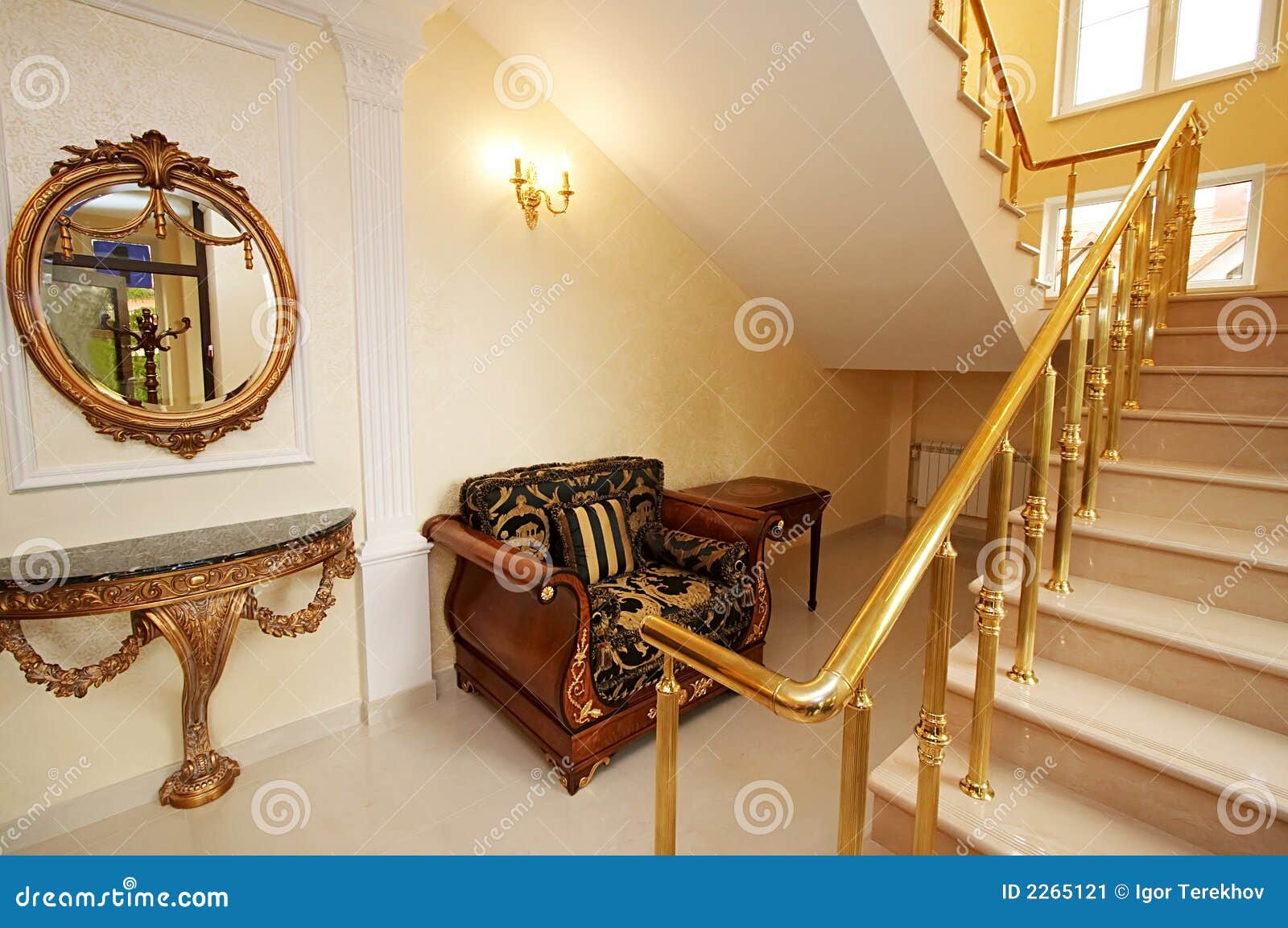 Escalera hermosa imagen de archivo. Imagen de hardwood - 2265121