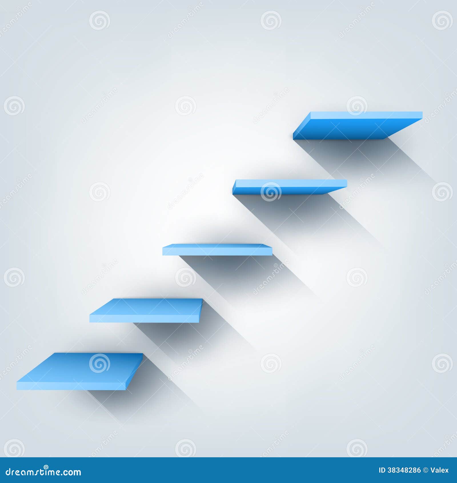 Escaleras del vector 3d ilustración del vector. Ilustración de elemento ...