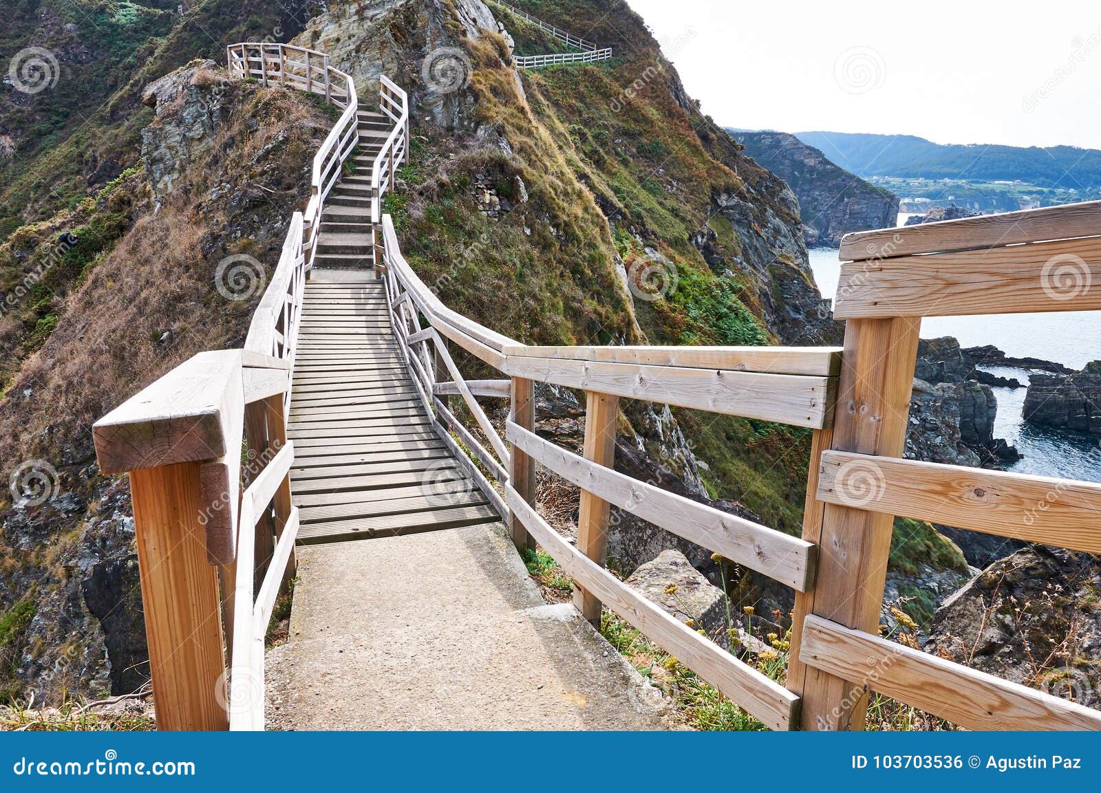 Escaliers Au Cap Connu Sous Le Nom De Photo stock - Image du seaside ...