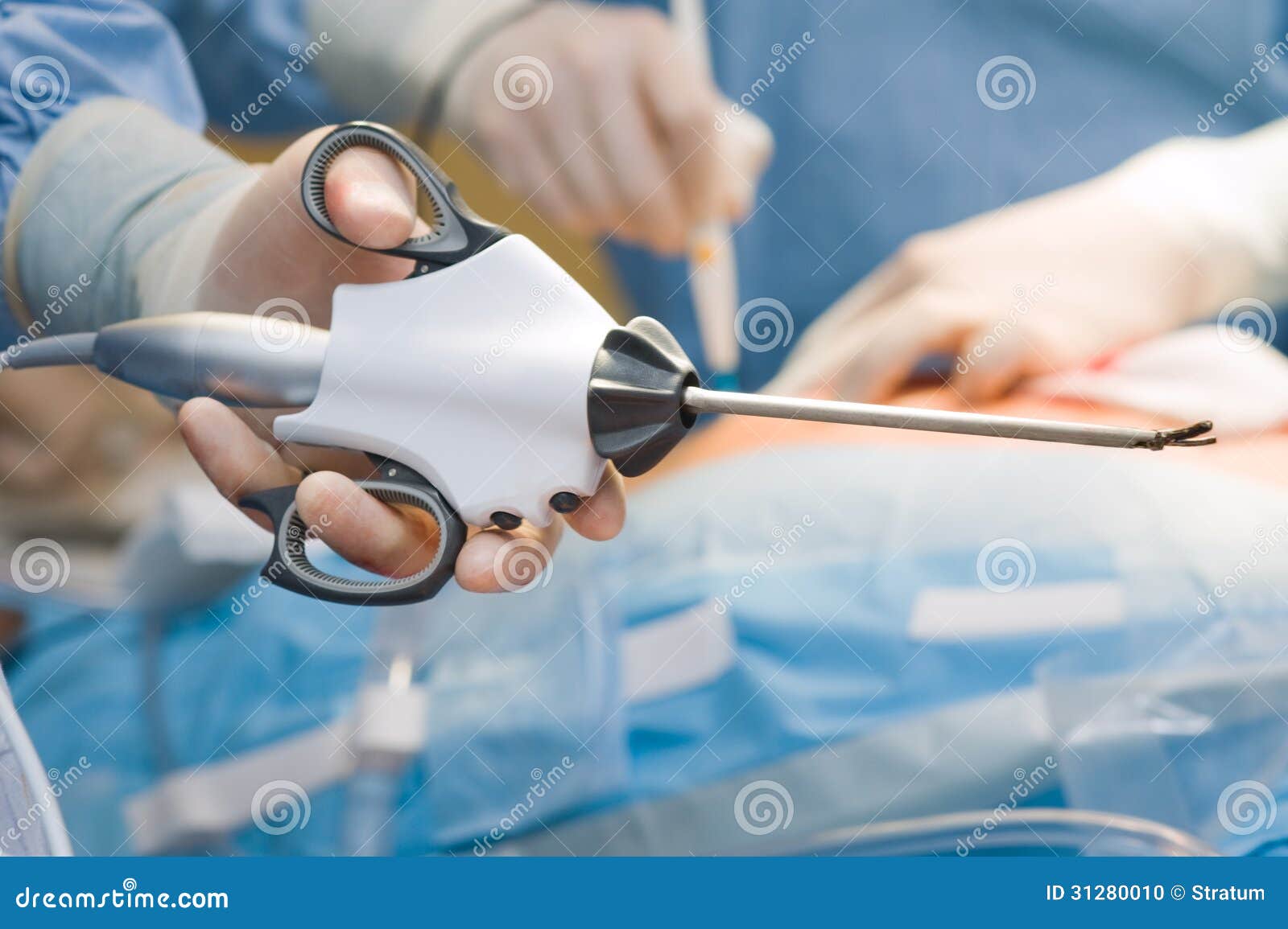 Escalpelo armónico foto de archivo. Imagen de examen - 31280010