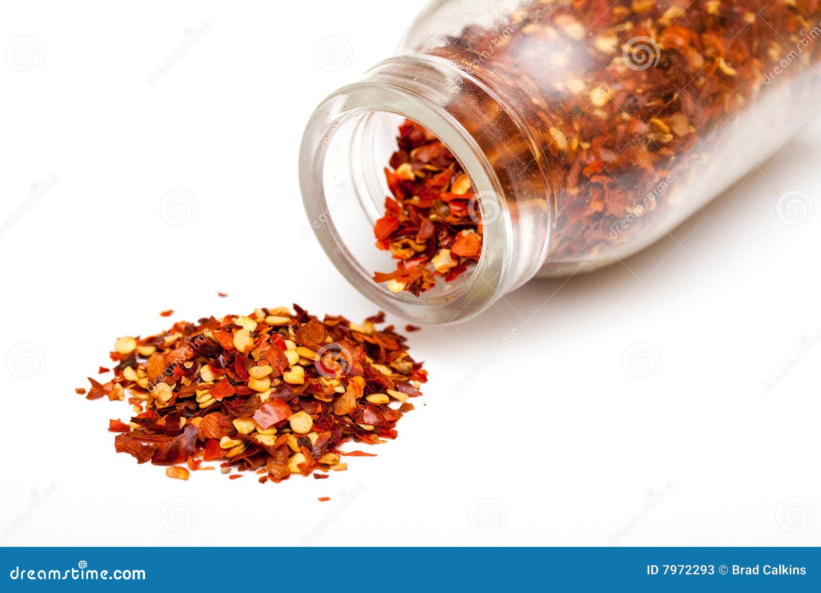 Escamas del chile caliente imagen de archivo. Imagen de tarro - 7972293