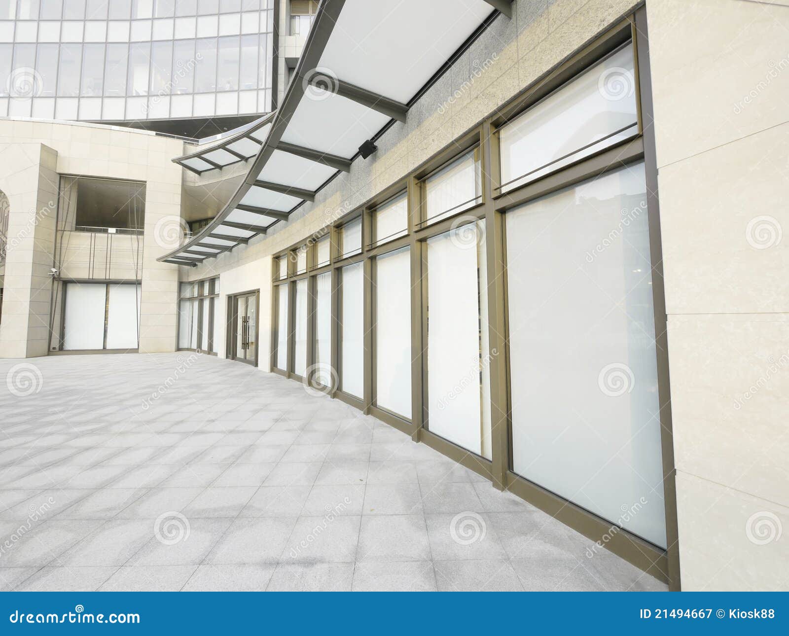 Escaparate vacío imagen de archivo. Imagen de blanco - 21494667