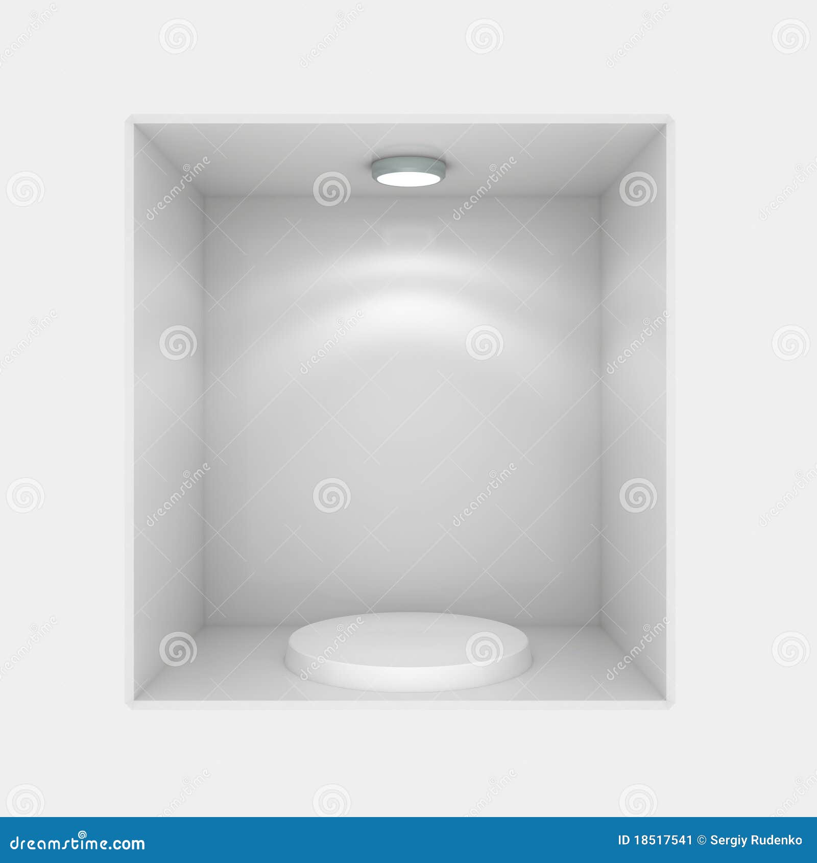 Escaparate Vacío Del Boutique Stock de ilustración - Ilustración de ...