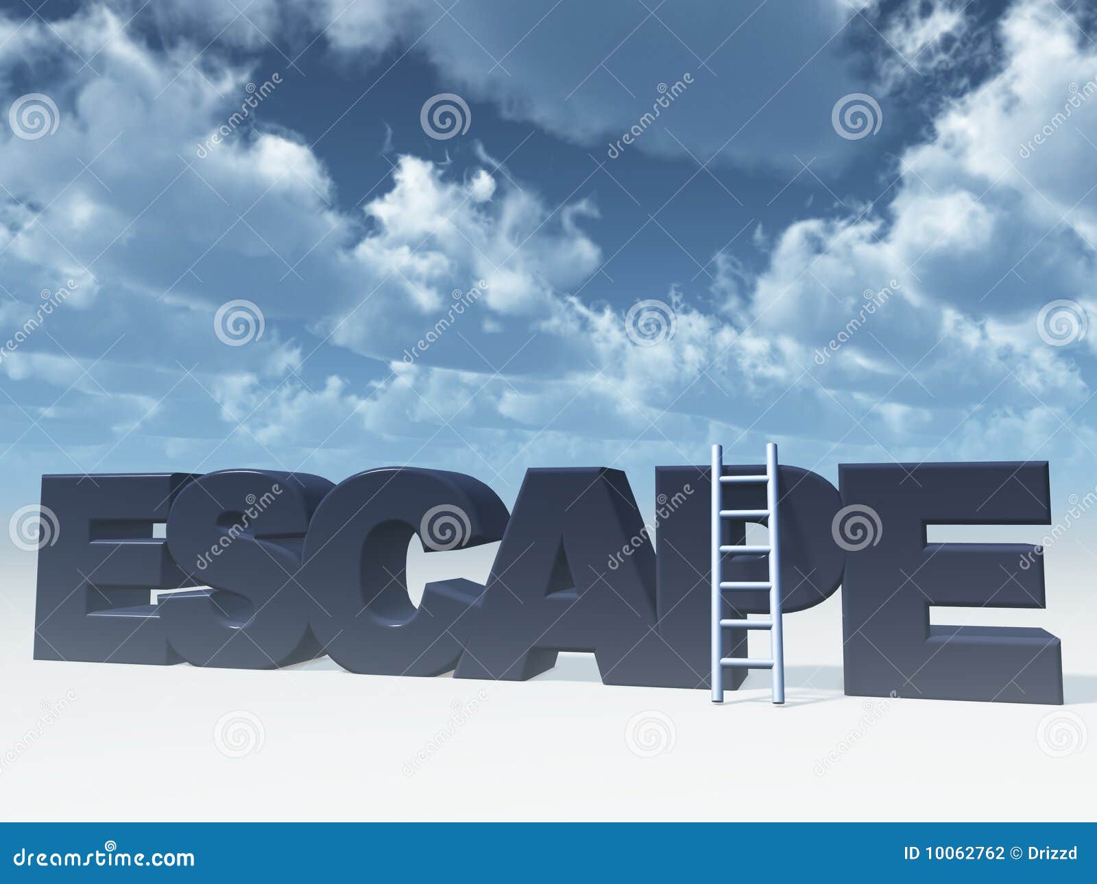 Escape Flee And Break Away From Jail To Freedom - 3d Illustration ...