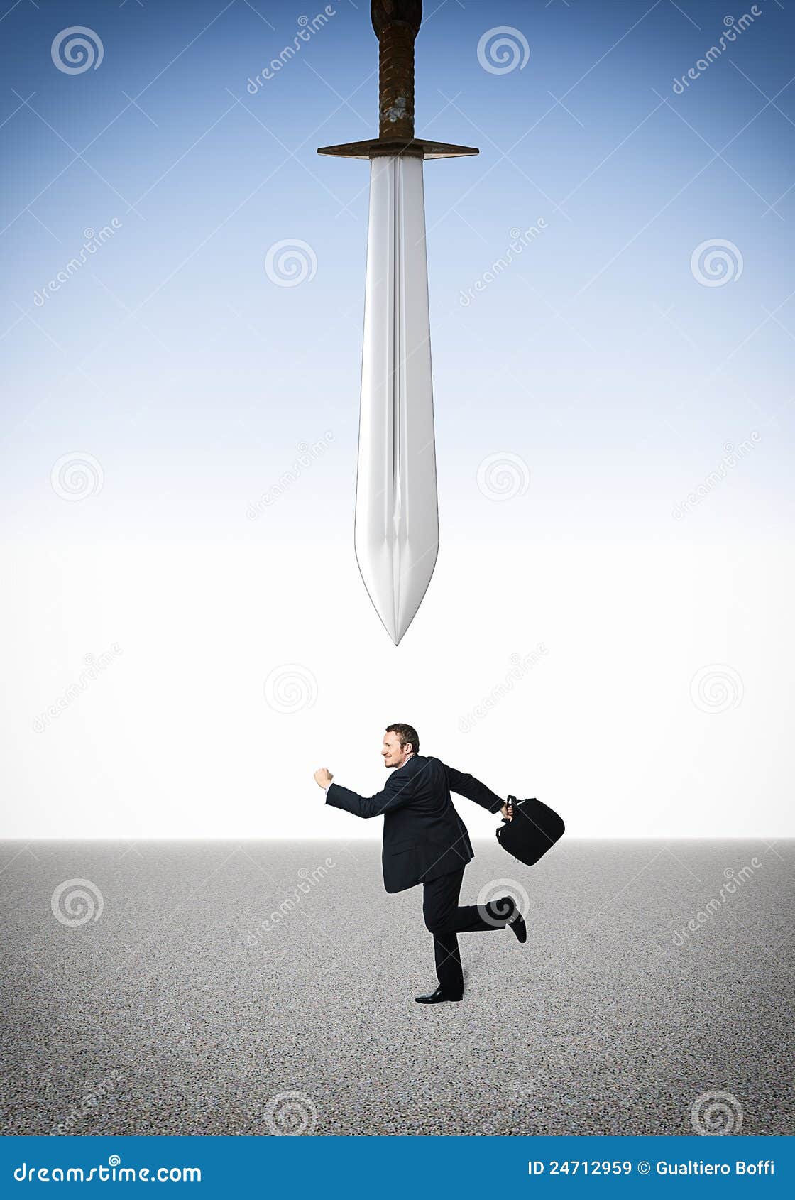 Sword Of Damocles Stock Image | CartoonDealer.com #54073603