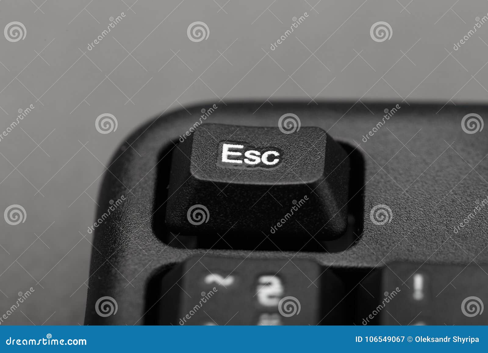 Escape Button on the Keyboard Stock Image - Image of close, career ...
