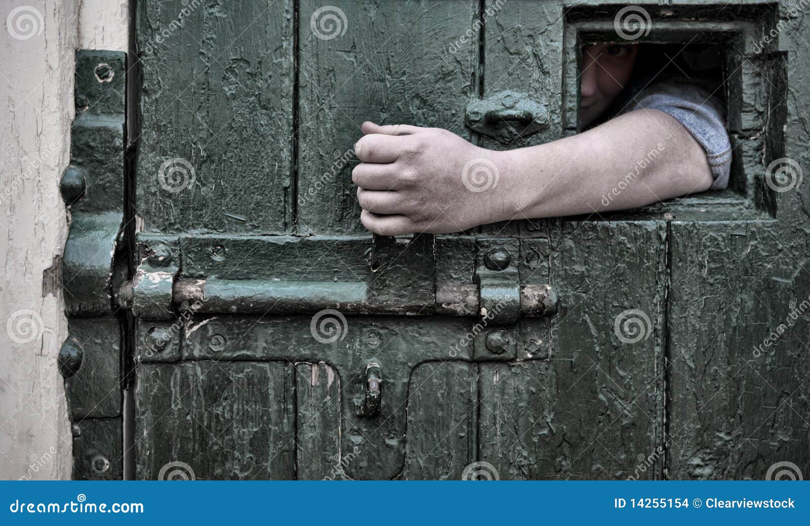 Escape from captivity stock photo. Image of person, prison - 14255154