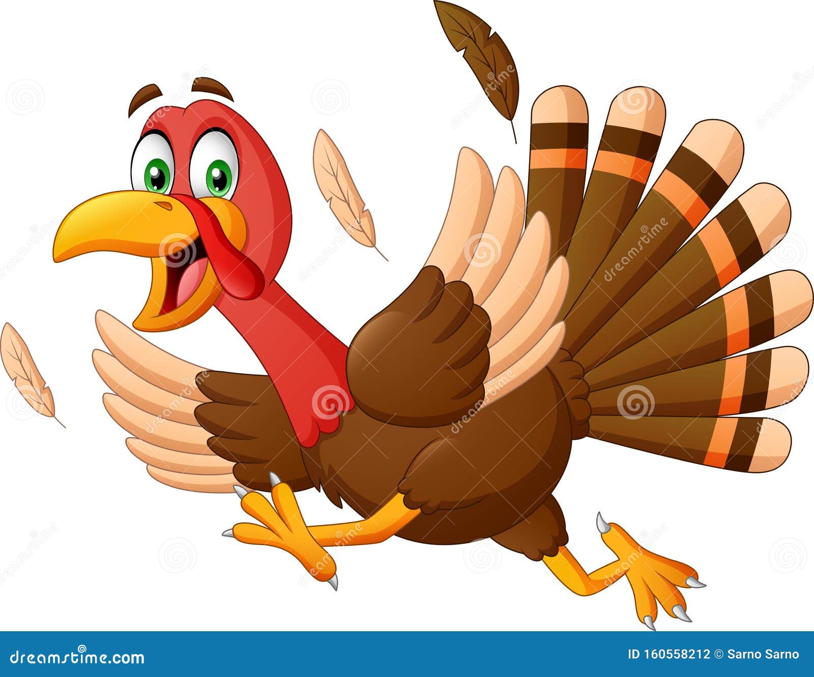 Escape cartoon turkey stock illustration. Illustration of design ...