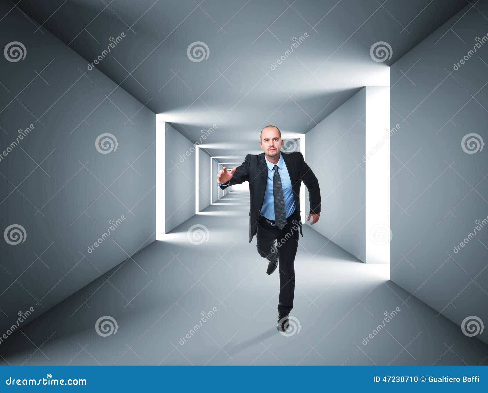 Escape stock photo. Image of business, building, hall - 47230710