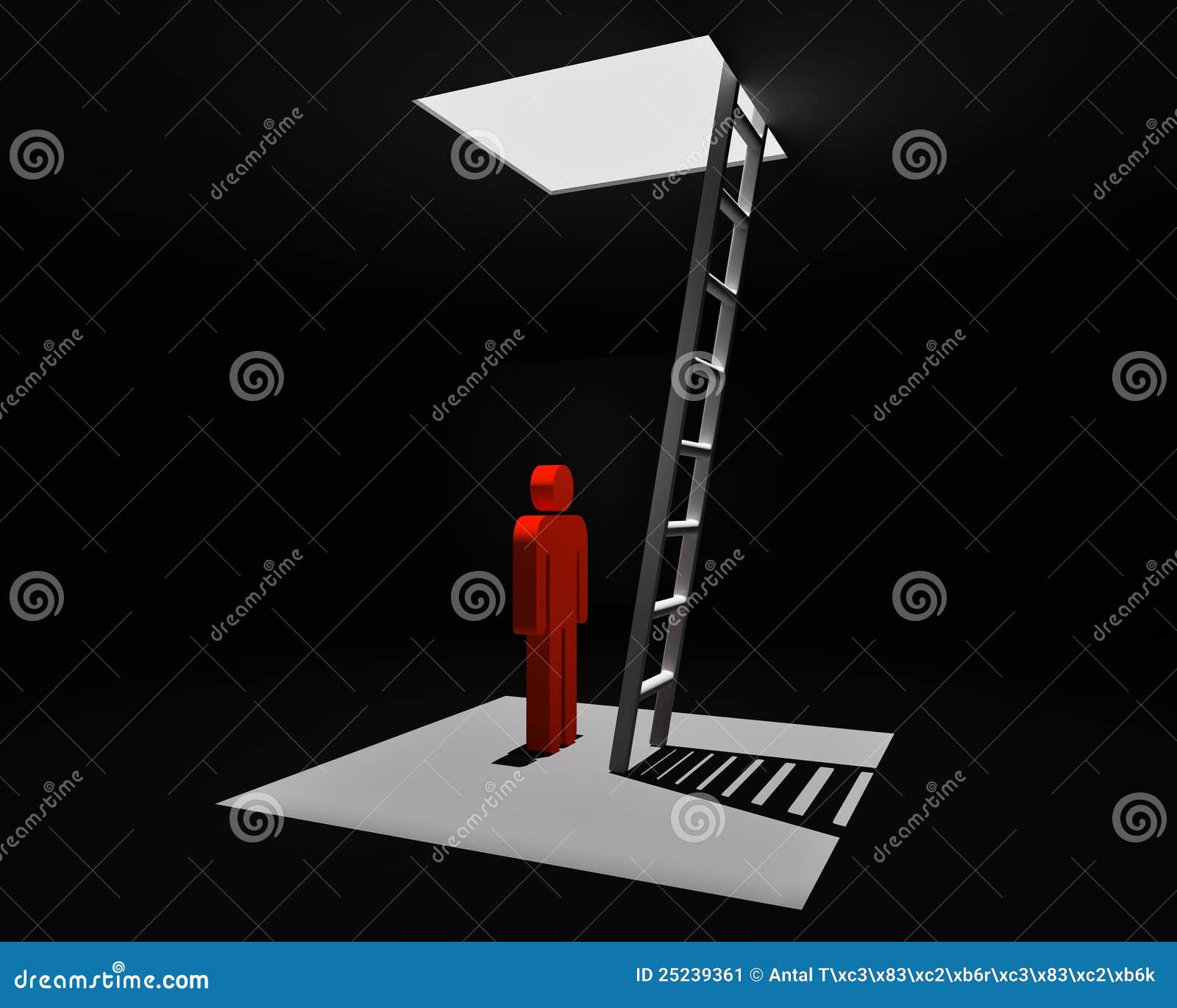 Escape From Dark Room Stock Image | CartoonDealer.com #25239361