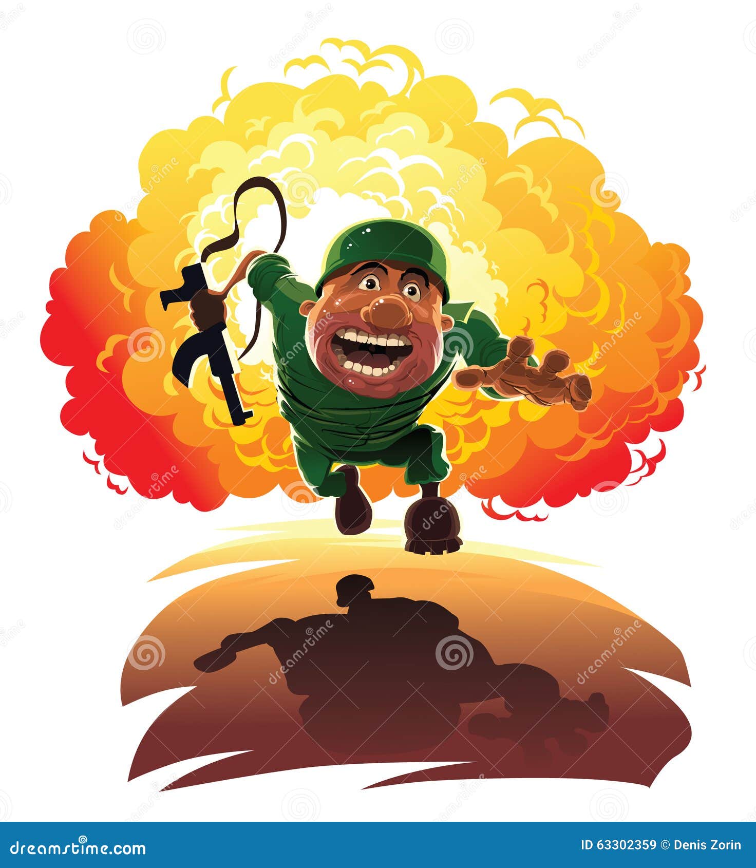 Escape Form The Earth Cartoon Vector | CartoonDealer.com #81093975