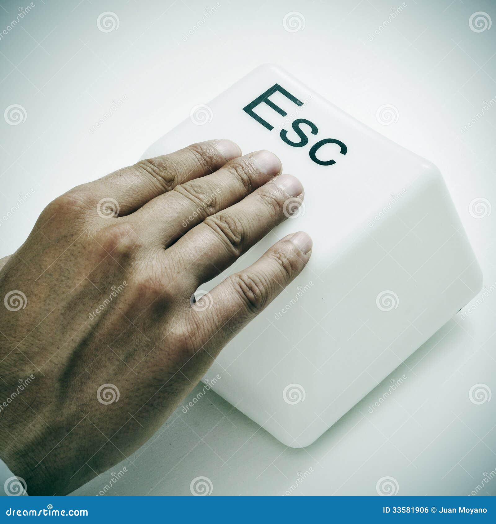 Escape key stock photo. Image of depressive, quit, concept - 33581906