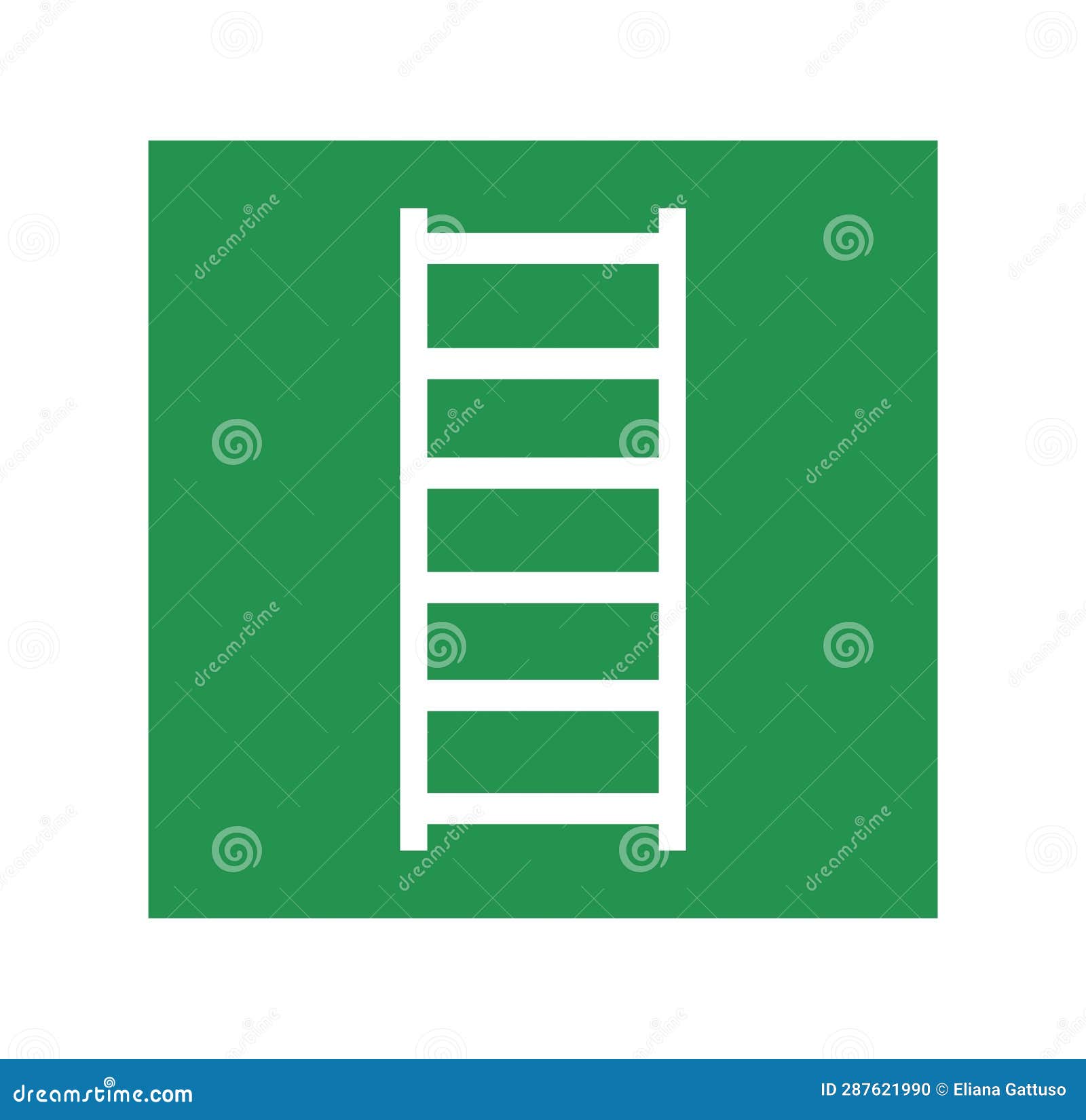 Escape Ladder Symbol stock vector. Illustration of design - 287621990