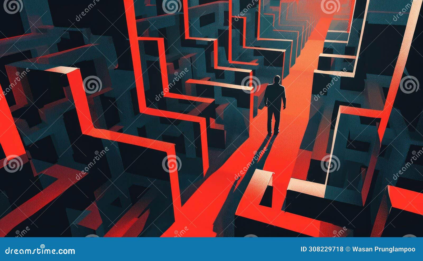 Escape from the Mechanized Maze a Figure Finding a Path To Freedom ...