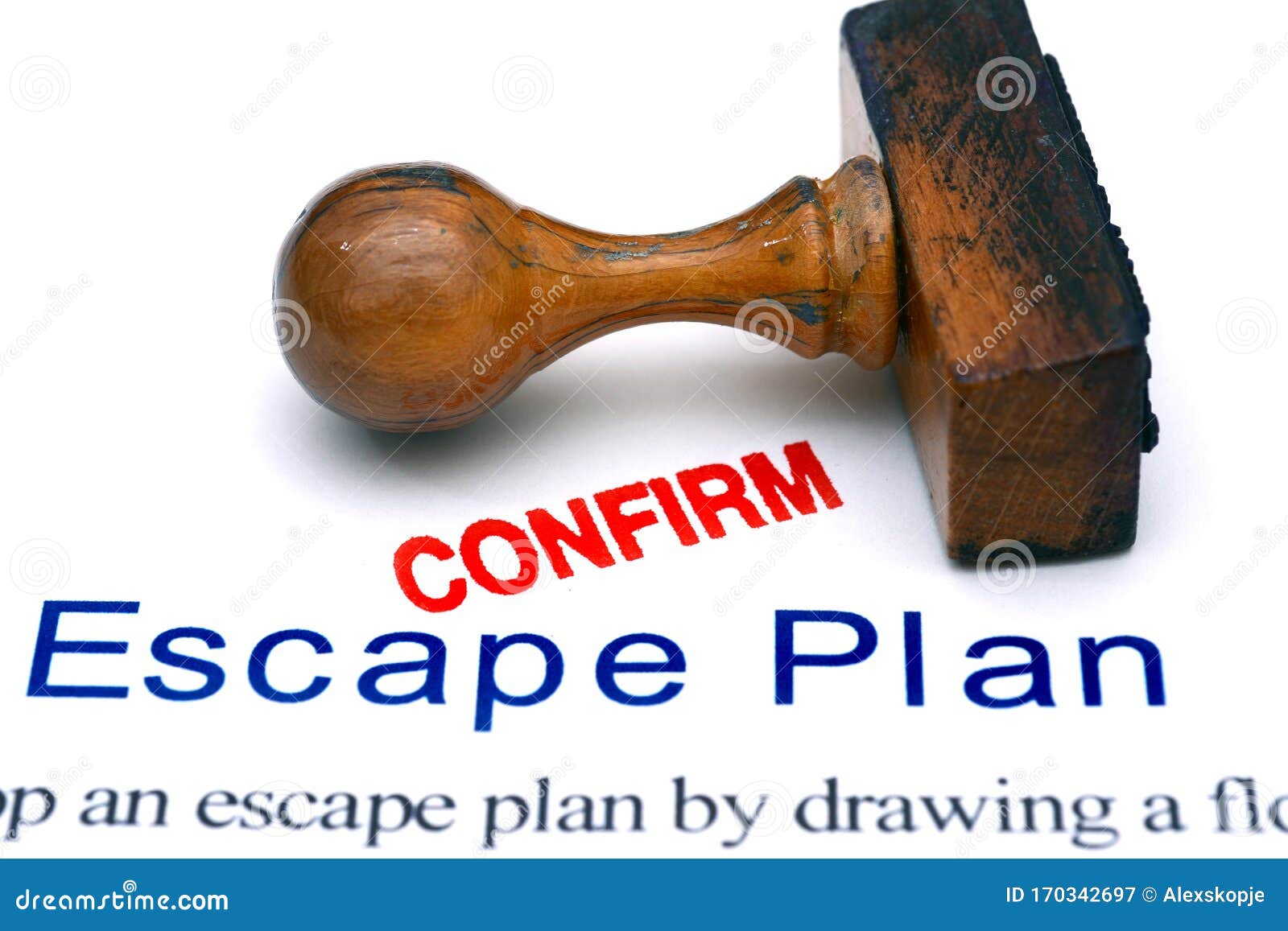 Escape plan stock image. Image of service, emergency - 170342697