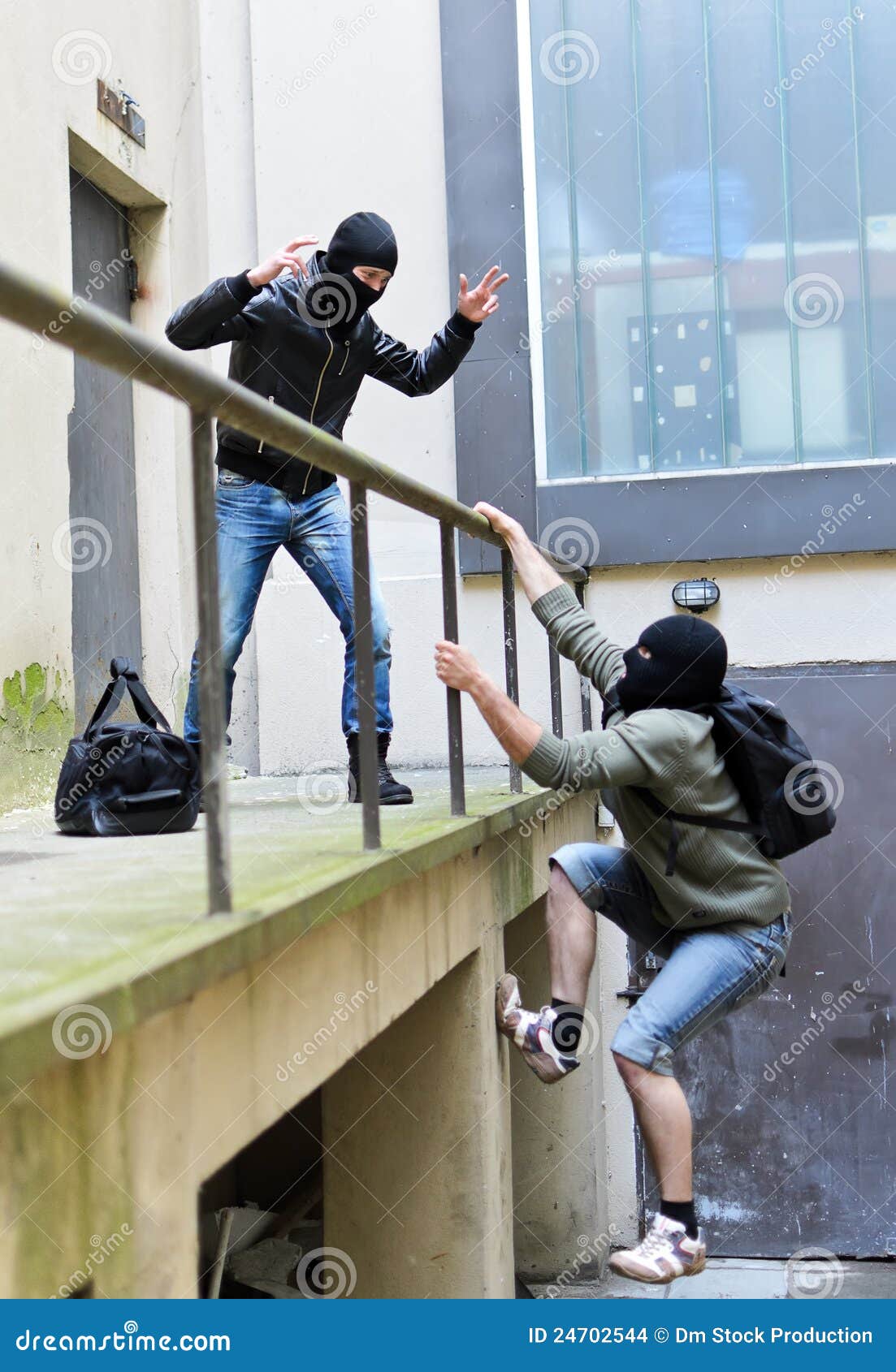Escape from a robbery. stock photo. Image of holding - 24702544