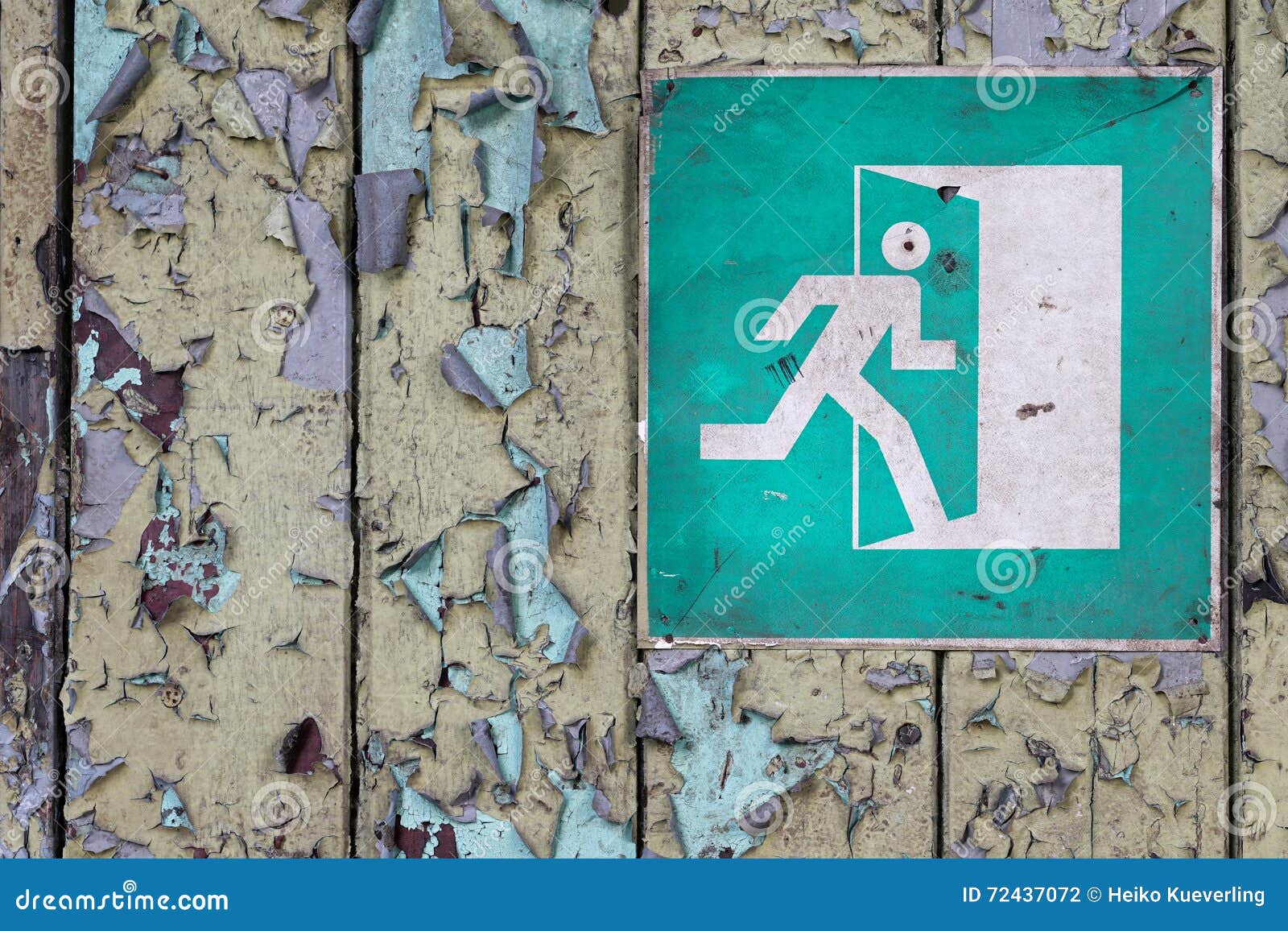 Escape route stock photo. Image of company, factory, indicating - 72437072