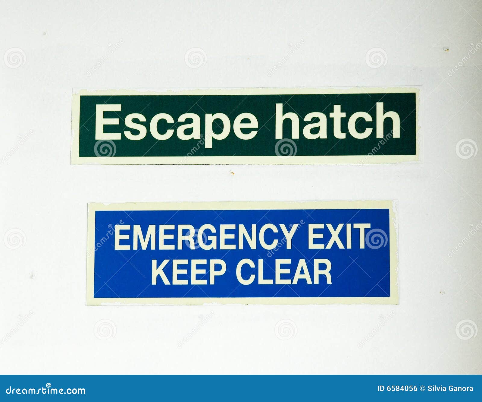 Escape signs stock photo. Image of white, directions, background - 6584056