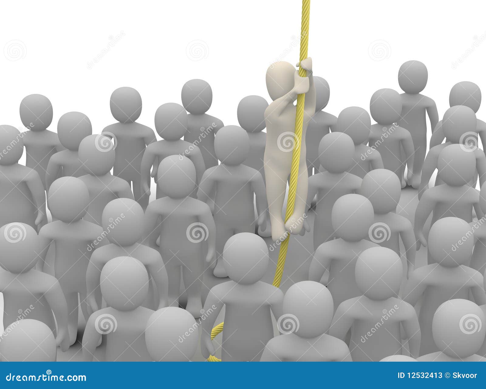 Escaping Man Cartoon Vector | CartoonDealer.com #51480381