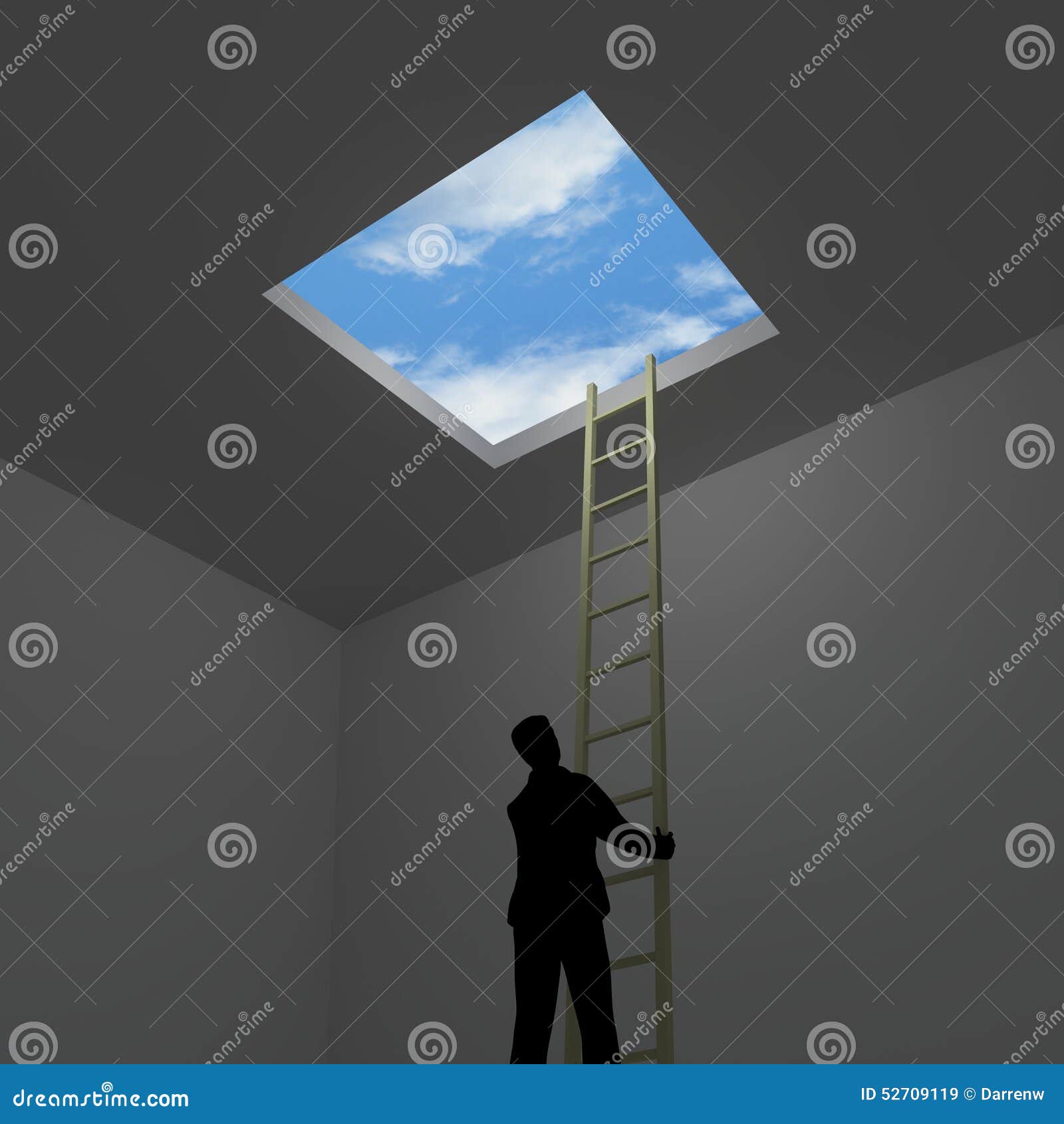 Escaping stock illustration. Illustration of room, prison - 52709119