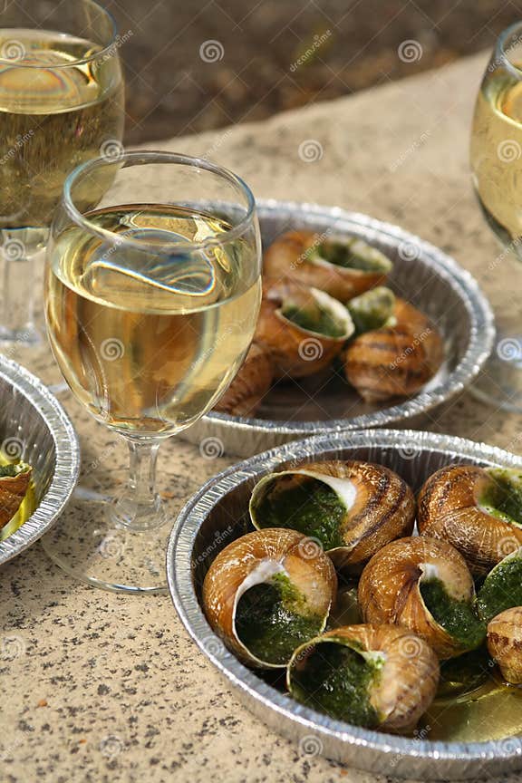 Escargot, appetizer. stock photo. Image of food, melted - 2351592