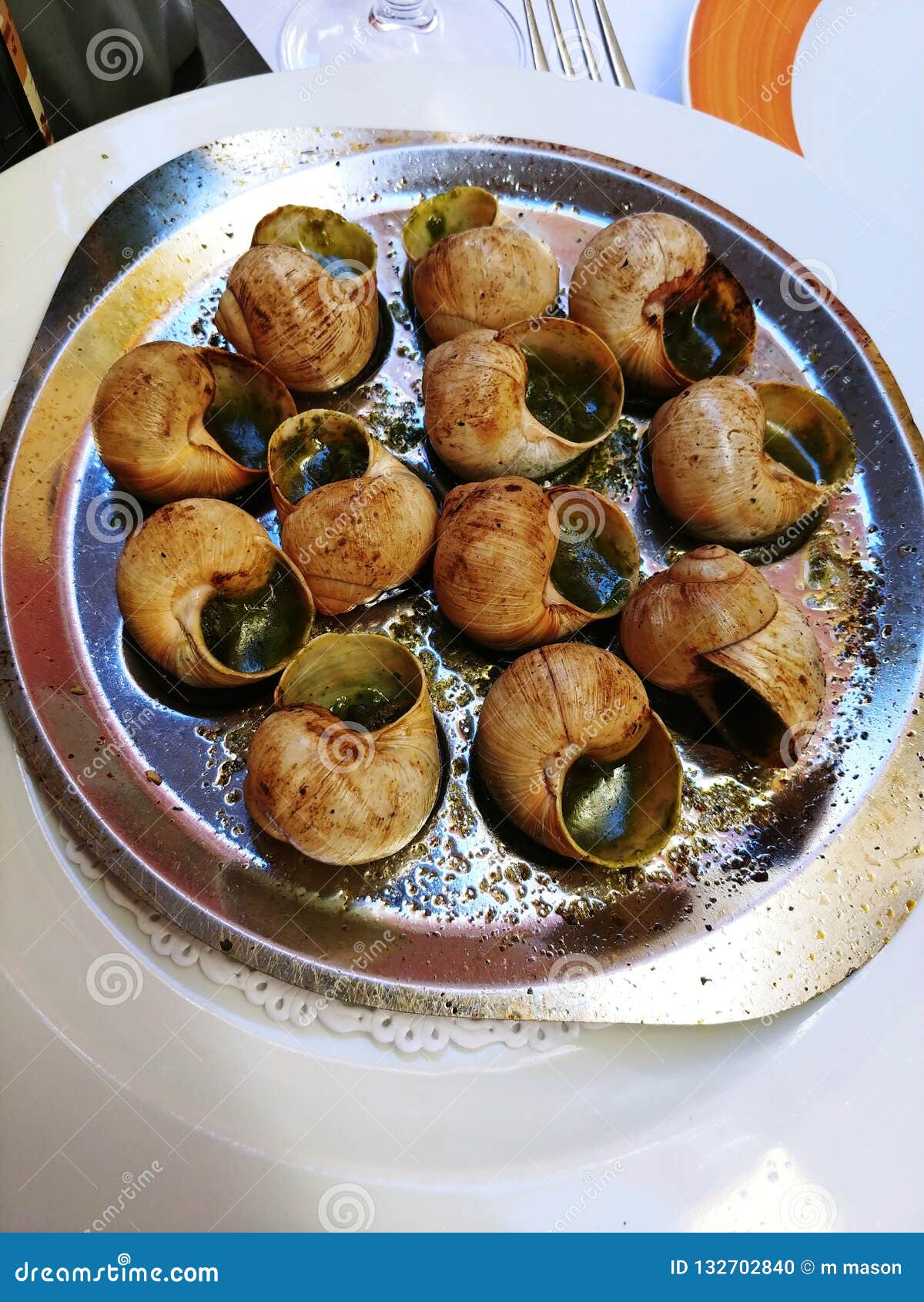 Escargot stock photo. Image of appetizer, snails, lunch - 132702840