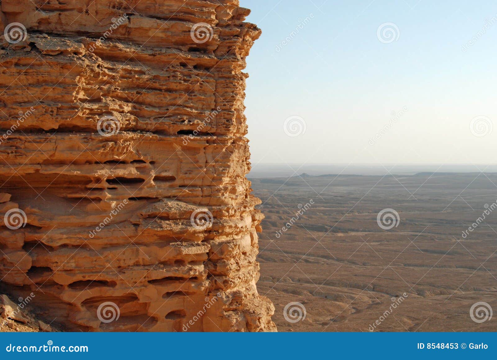 Escarpment Cliff stock image. Image of arabia, desert - 8548453