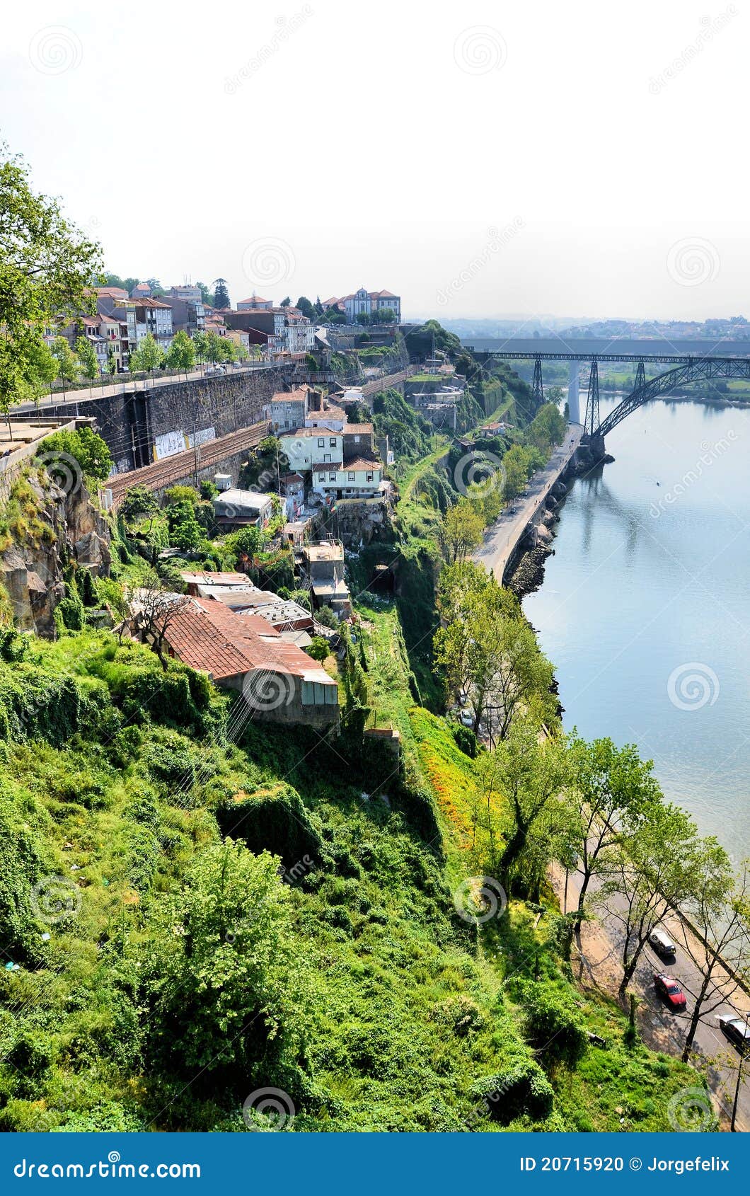 Escarpment in the Douro River Stock Photo - Image of ruined, city: 20715920