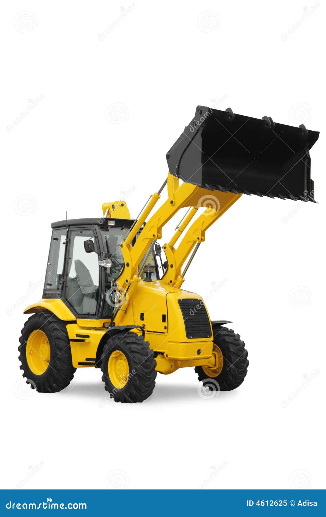 Escavador imagem de stock. Imagem de carregador, pesado - 4612625