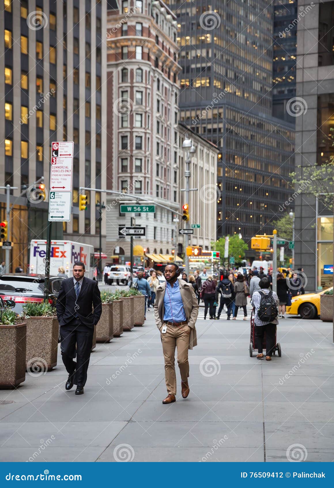 Escena De La Calle De Manhattan, NYC Fotografía editorial - Imagen de ...