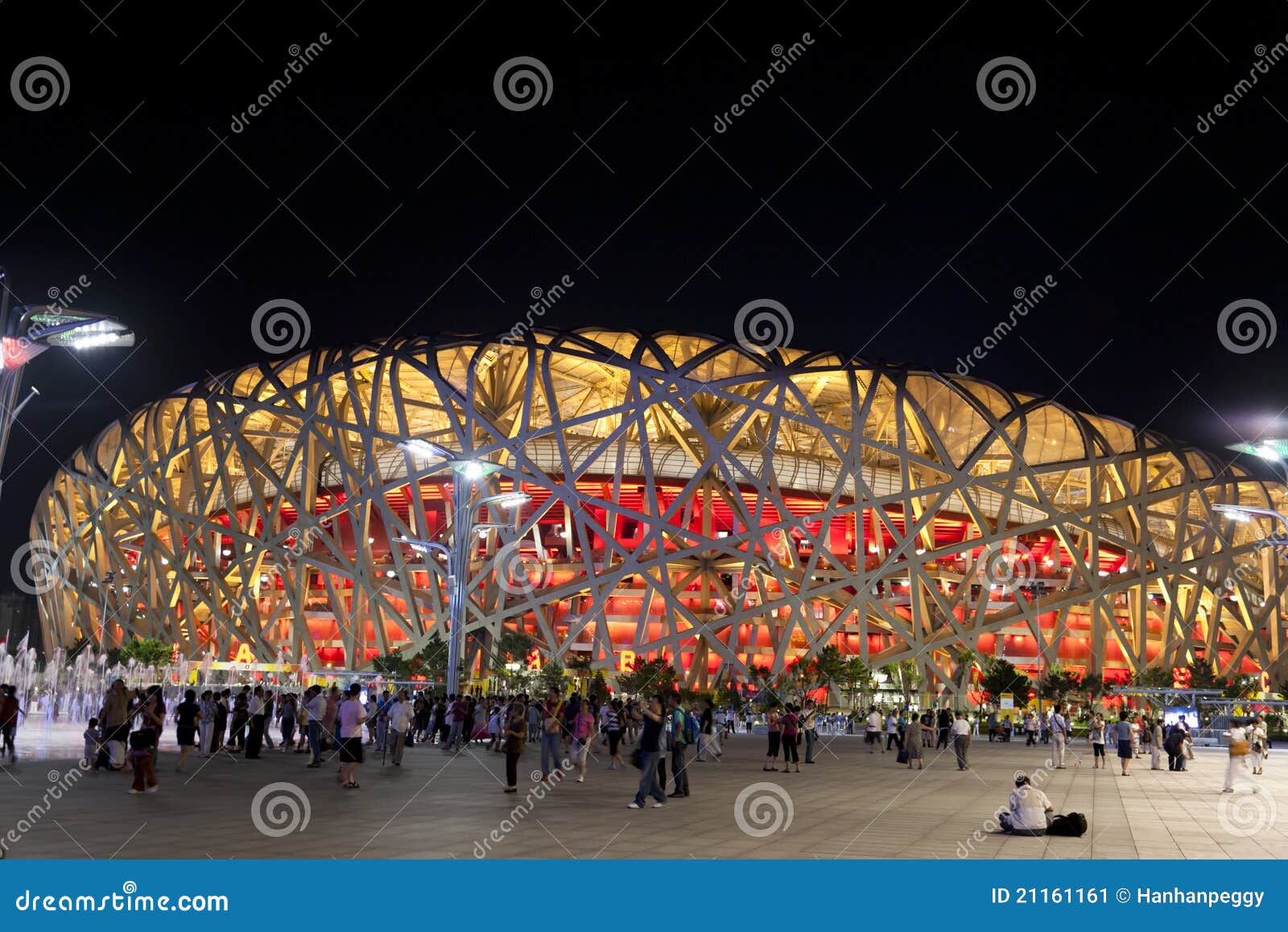 Escena De La Noche De China Moderna Foto editorial - Imagen de azul ...