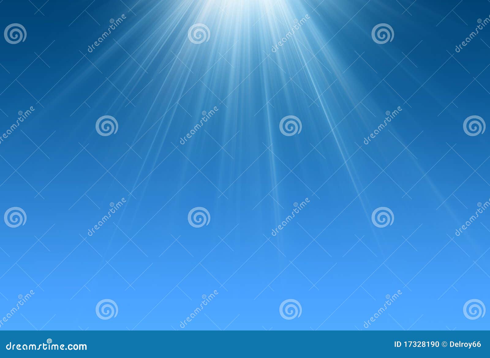 Escena Del Azul De Los Rayos Ligeros Stock de ilustración - Ilustración ...