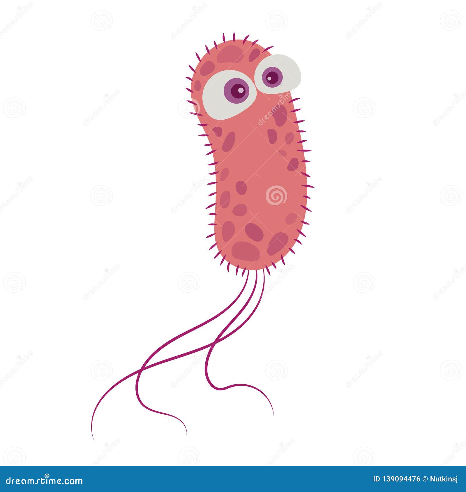Escherichia Coli Bacteria Vector Illustration | CartoonDealer.com ... Escherichia Coli Bacteria Vector Illustration | CartoonDealer.com ...