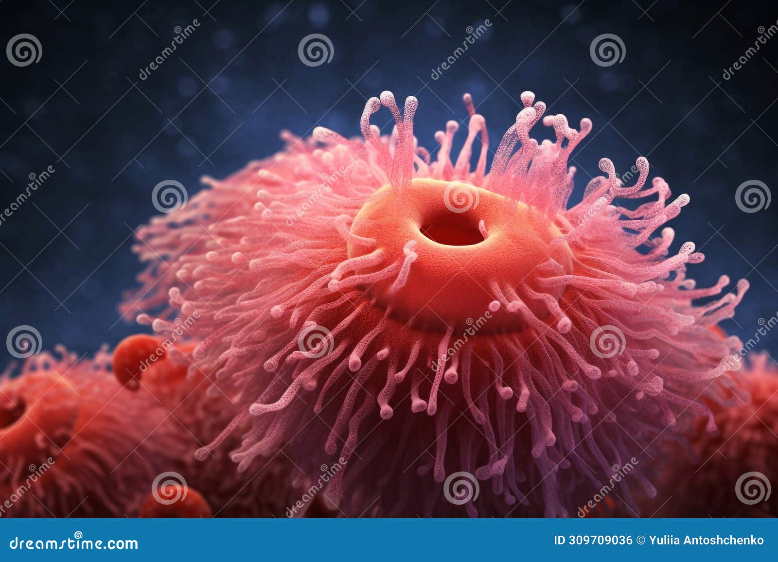Escherichia Coli Under the Microscope Stock Illustration - Illustration ...