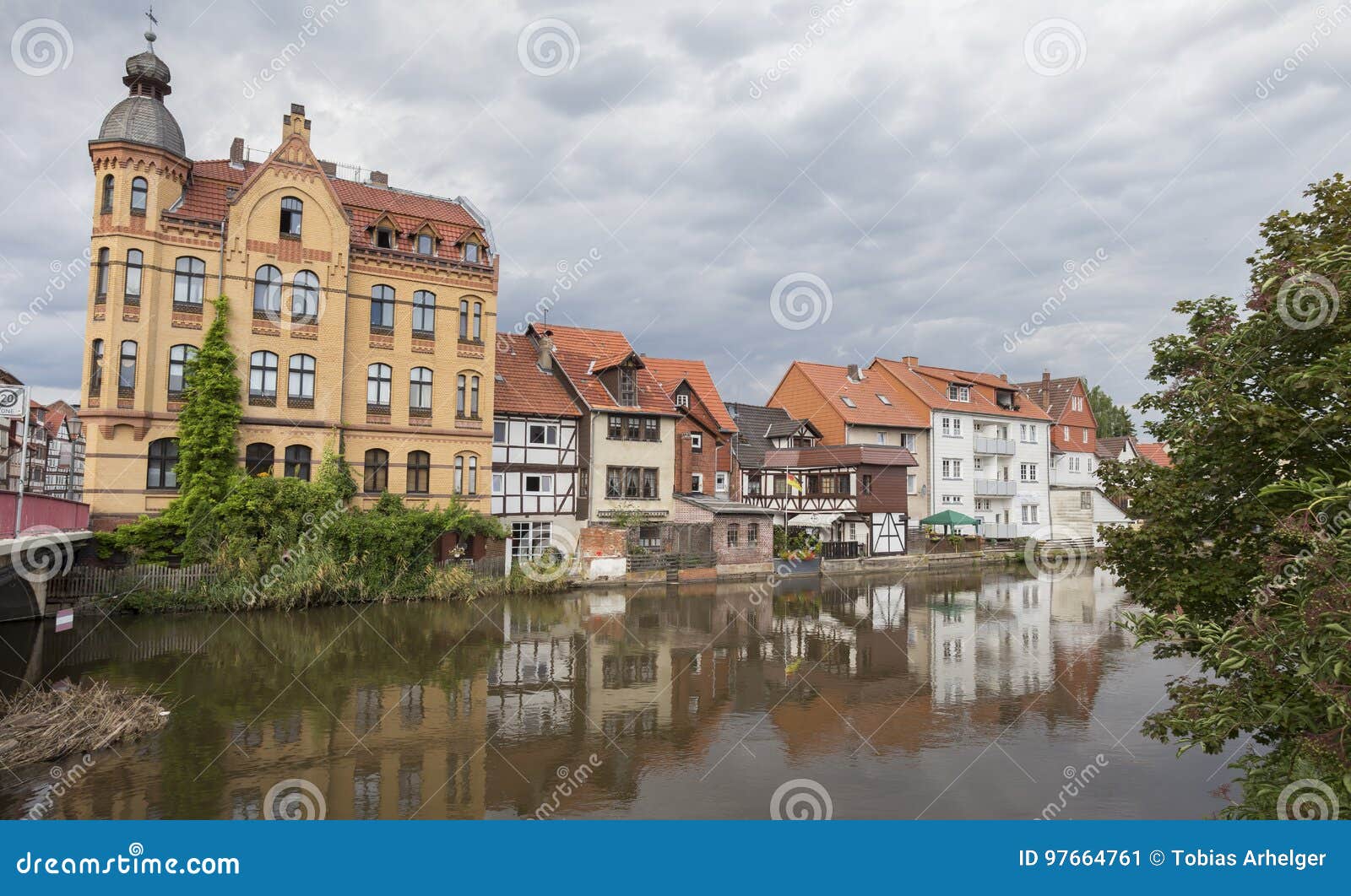 Eschwege Historic City Hesse Germany Stock Image - Image of summer ...
