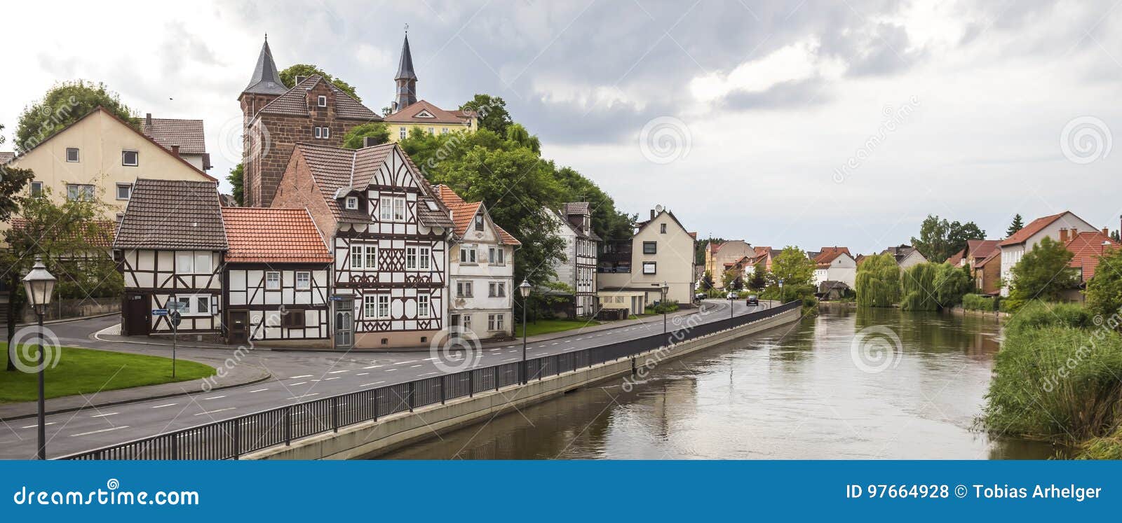 Eschwege Historic City Hesse Germany Stock Photo - Image of buildings ...