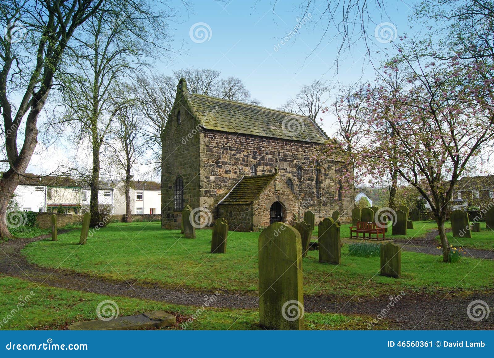 Escombe Church stock image. Image of gravestone, church - 46560361