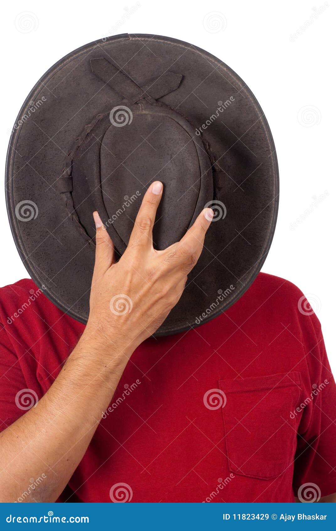 Esconder imagem de stock. Imagem de pessoa, tampa, vertical - 11823429