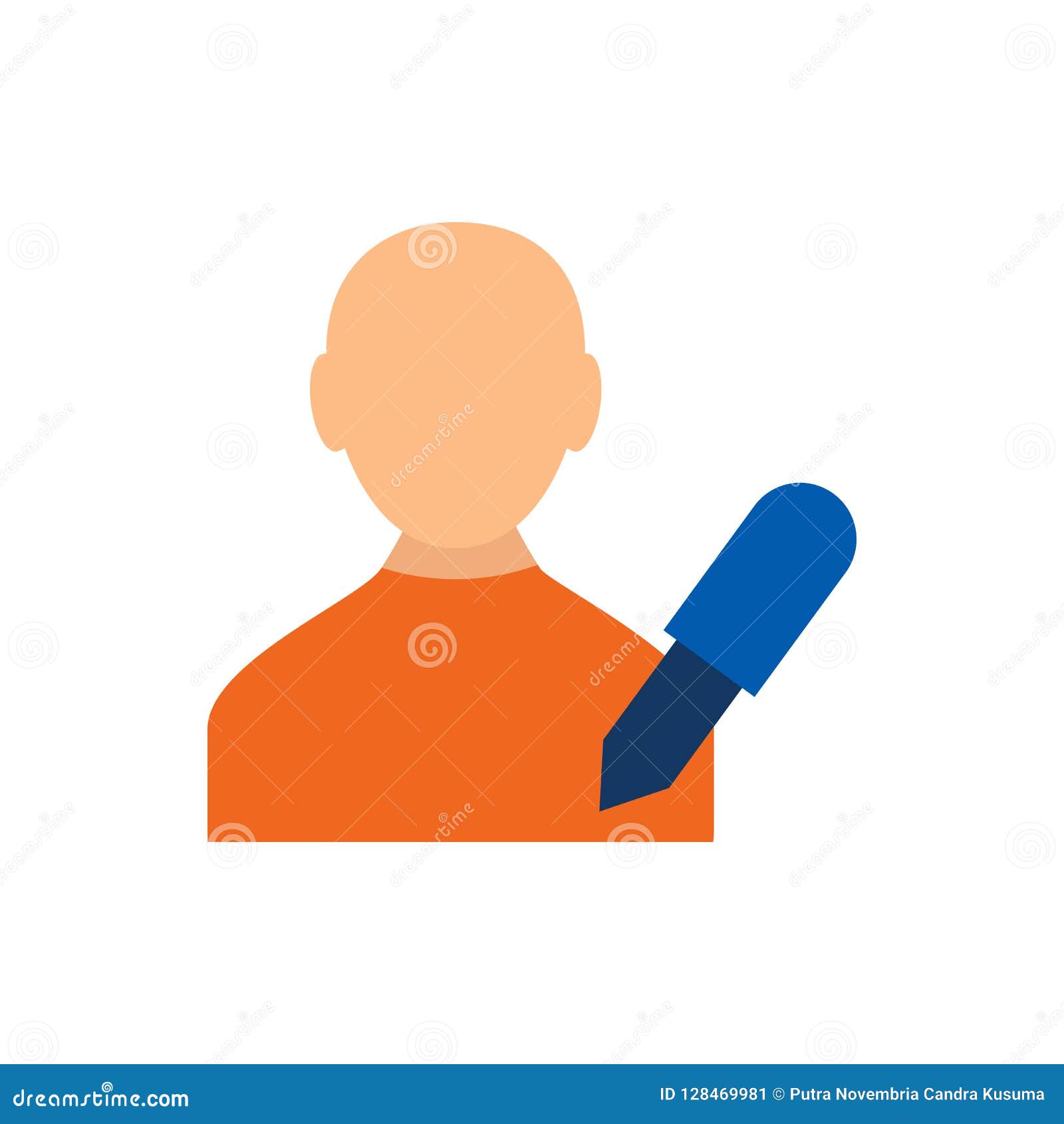 Escriba Al Usuario Logo Icon Design Ilustración del Vector ...