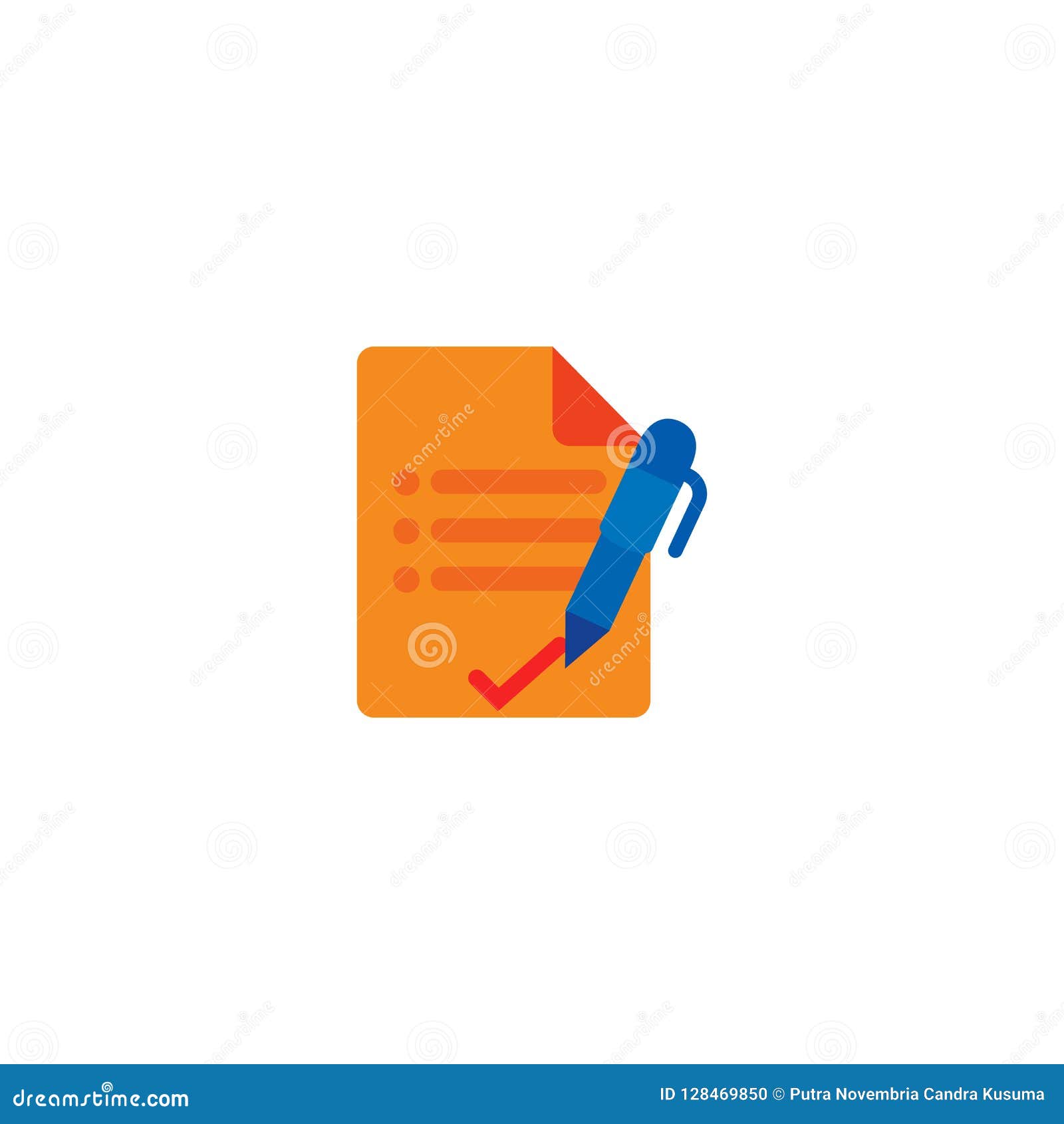 Escriba El Papel Logo Icon Design Ilustración del Vector - Ilustración ...